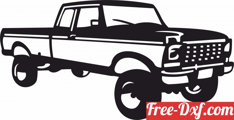 Download car truck Ram Pickup I0RE5 High quality free Dxf files,