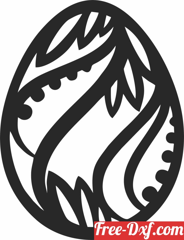 Download Easter egg clipart IVeI5 High quality free Dxf files, Sv