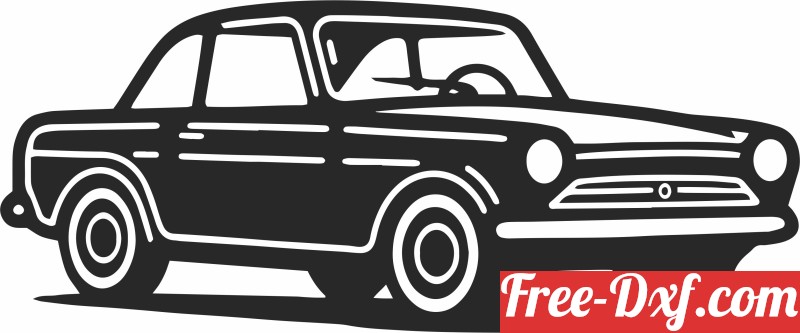 Download mini car clipart IZ6I7 High quality free Dxf files, Svg,