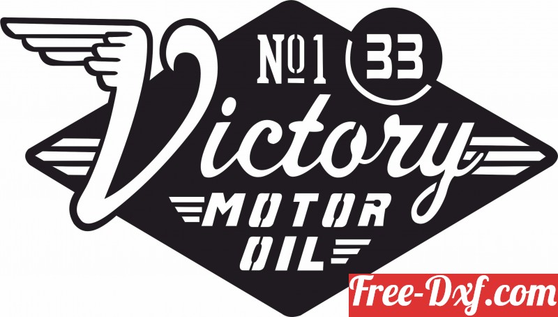 Download VICTORY Motor Oil logo decal Retro Sign IhWjX High quali