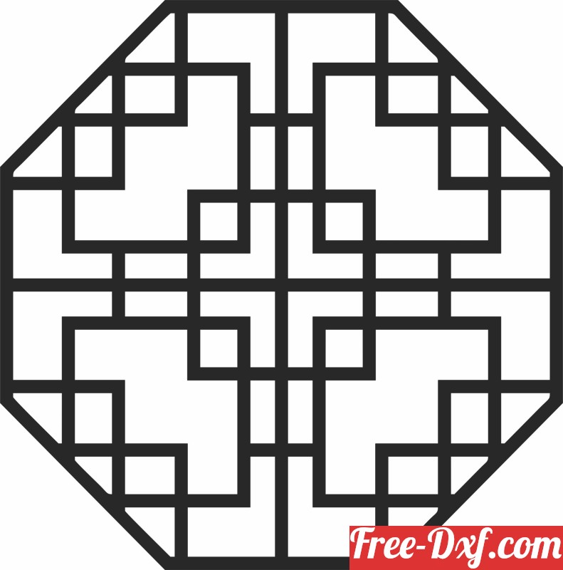 Download Pattern wall DECORATIVE J7N7K High quality free Dxf fil