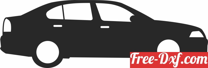 Download car Silhouette JPvze High quality free Dxf files, Svg, C