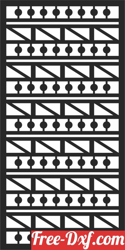 Download decorative panel wall screen JQ3rG High quality free Dxf
