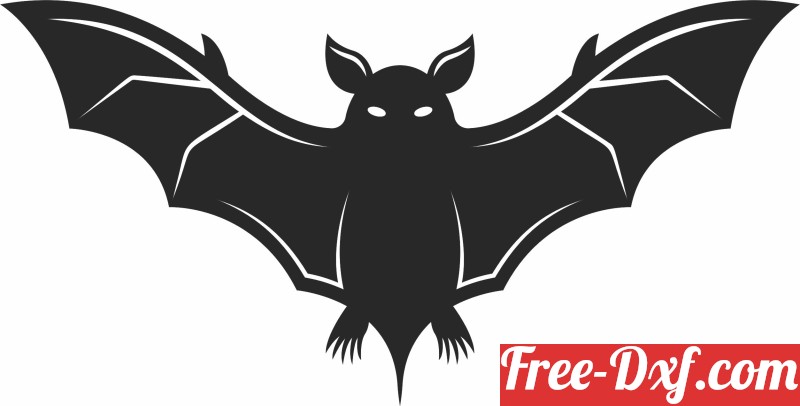 Download Silhouette Bat halloween clipart JbjsK High quality free