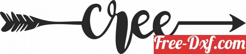 Download Cree arrow sign KwVBo High quality free Dxf files, Svg,