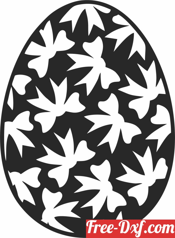 Download happy Easter egg clipart LSJG3 High quality free Dxf fil