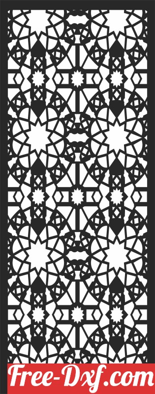 Download door panel wall screen LUIvh High quality free Dxf files