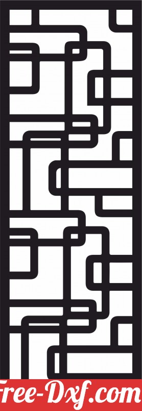 Download decorative panel screen pattern partition dxf Lk3k5 High