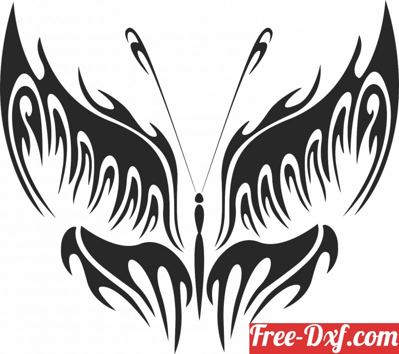 Download Butterfly art LlZ9U High quality free Dxf files, Svg, Cd