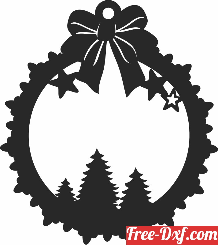 Download christmas stars ornament Lln4w High quality free Dxf fil