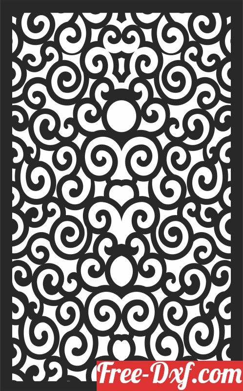 Download Pattern Decorative Pattern MS4wT High quality free Dxf