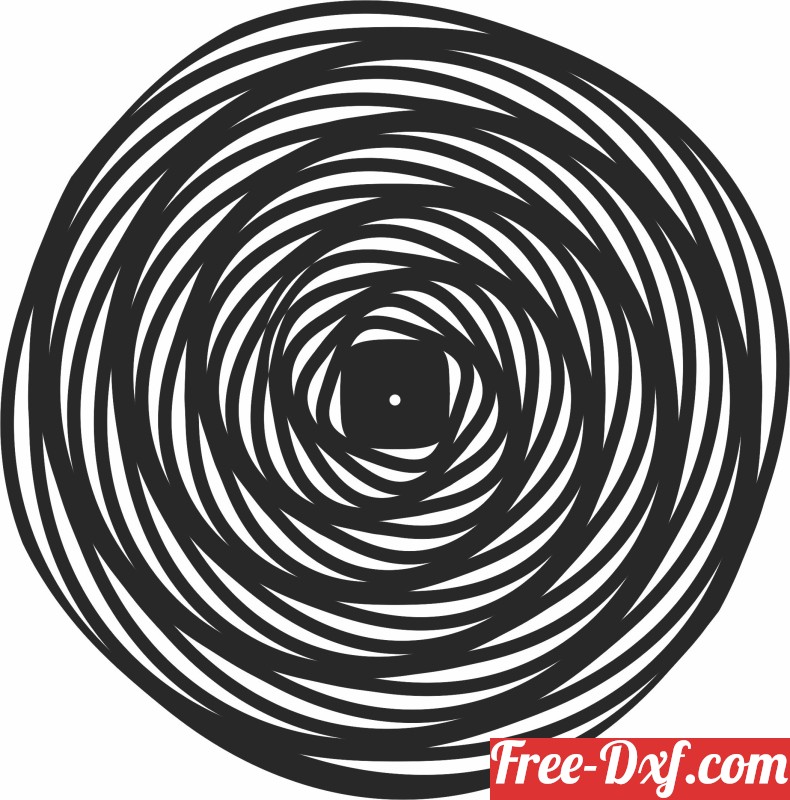 Download 3d wall vinyl clock MYLeN High quality free Dxf files, S