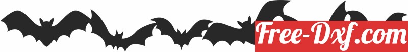 Download Halloween bats clipart MrNDy High quality free Dxf files