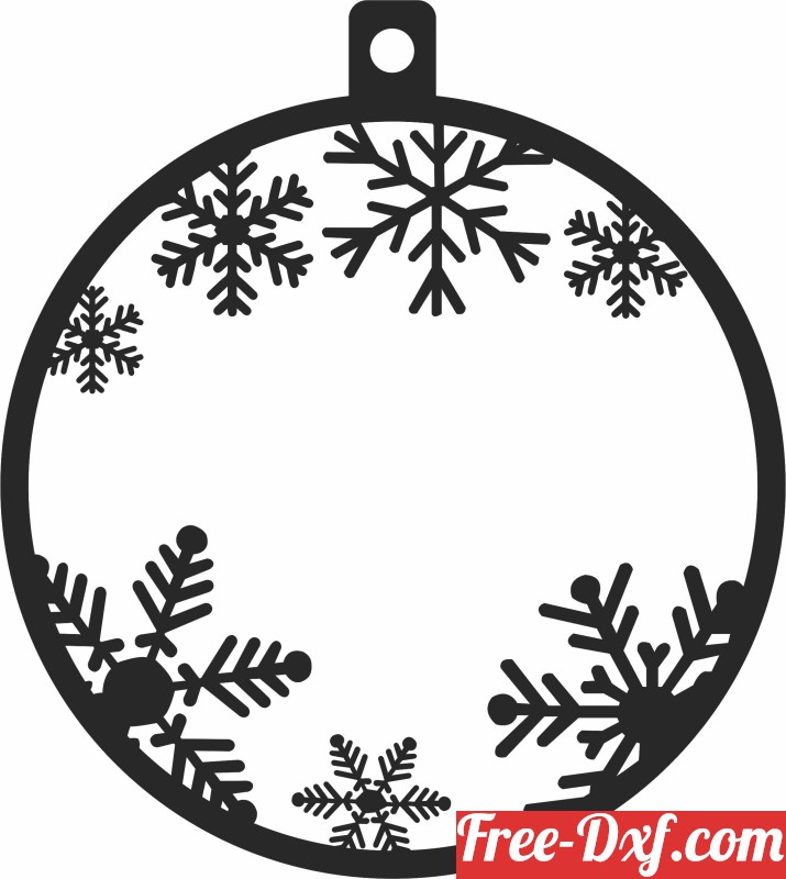 Download flakes christmas ornaments MtxPz High quality free Dxf f