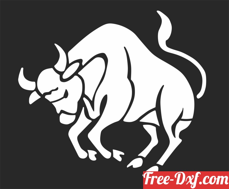 Download taurus bull cliparts NCS6y High quality free Dxf files,