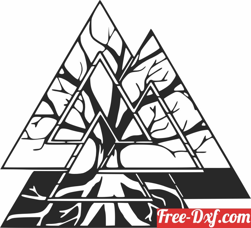Download Valknut Symbol and Tree of Life NsJKI High quality free