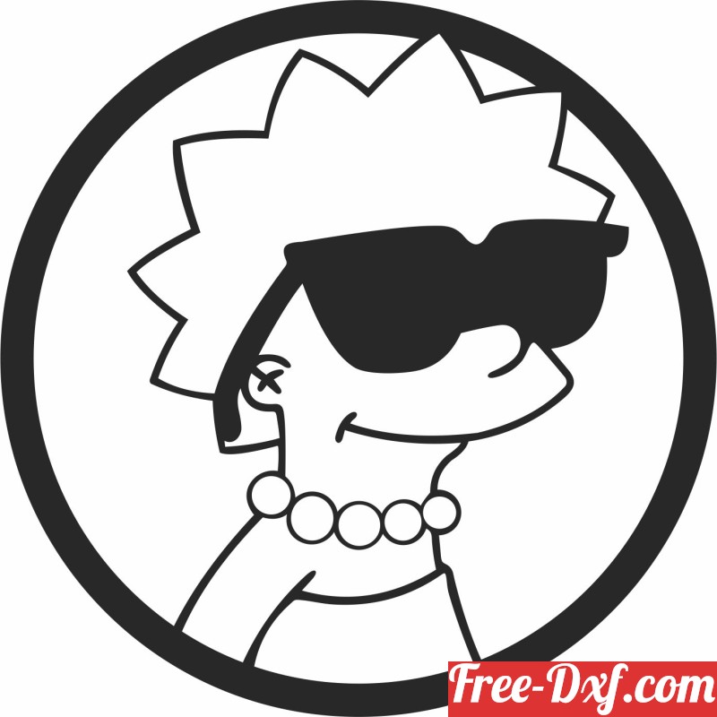 Download lisa Simpson clipart svg OIPfd High quality free