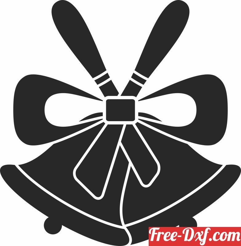 Download christmas bell clipart OPCyI High quality free Dxf files