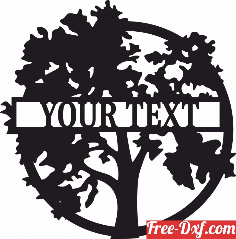 Oak Tree Dxf File