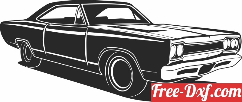 Download Retro car cliparts OeuZk High quality free Dxf files, Sv