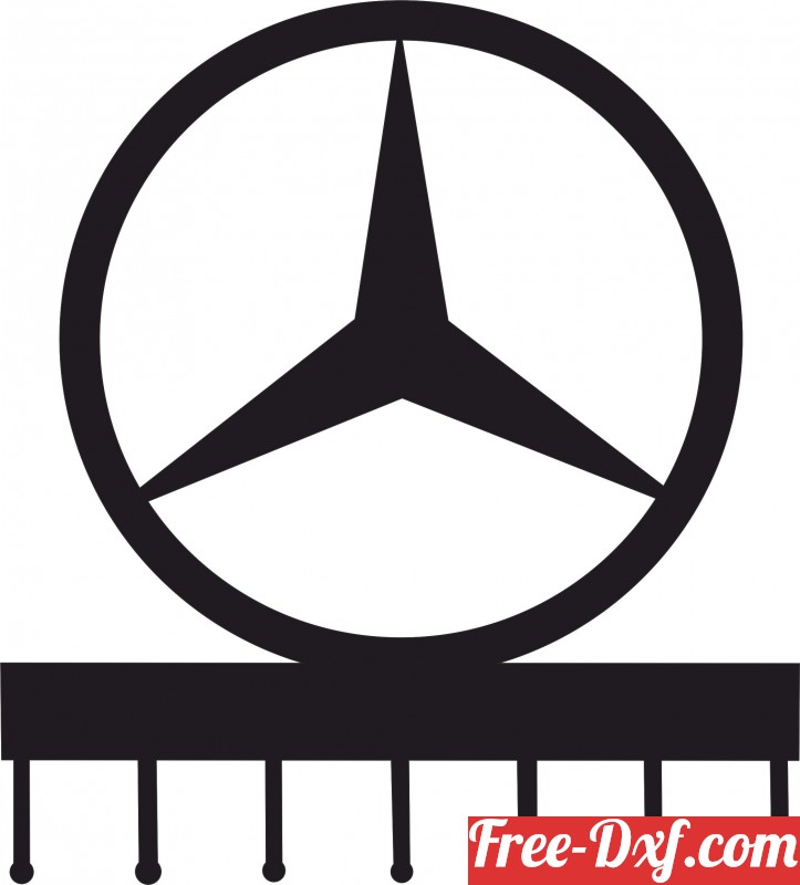 Download mercedes Wall Hooks keys holder Ohw4j High quality free