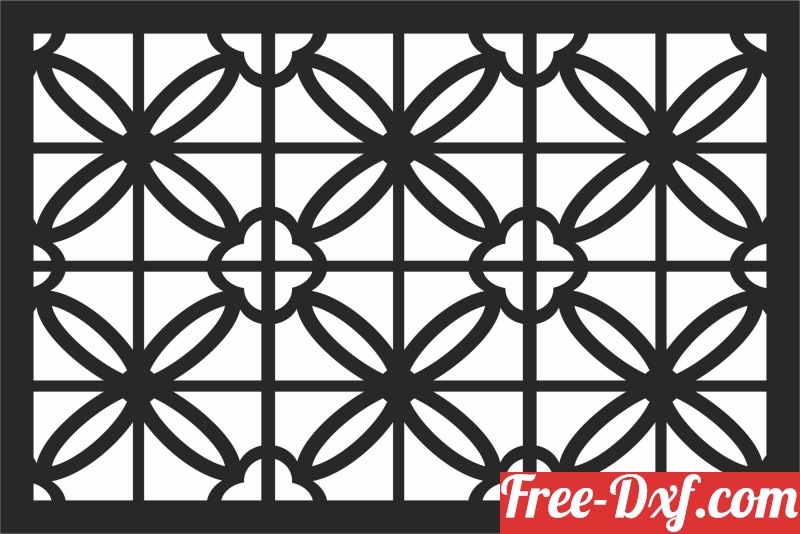 Download pattern wall SCREEN PGC3J High quality free Dxf files,