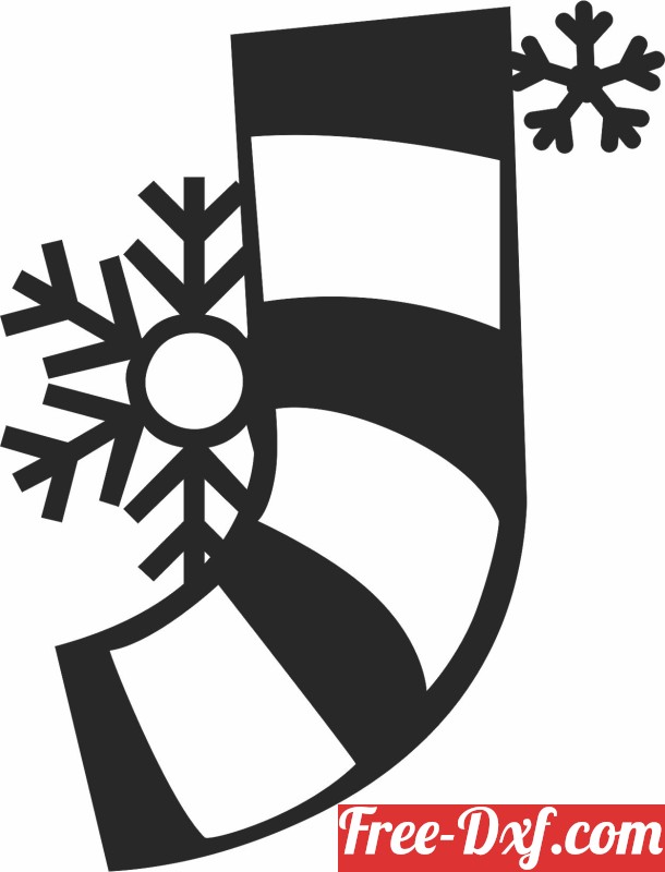 Download j split letter monogram christmas PIZpR High quality fre