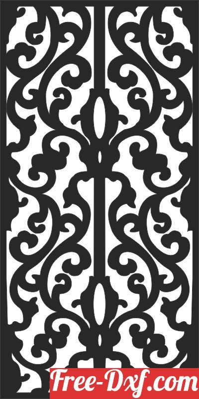 Download decorative panels for doors wall screen pattern dxf PcRA