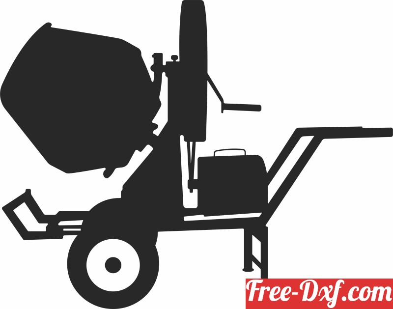 Download Concrete mixer clipart svg Pmpzl High quality free