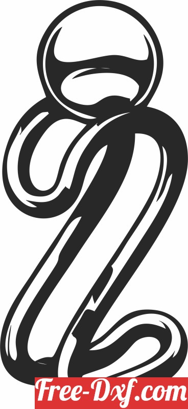 Download 2 split monogram numbers svg PtwmT High quality free