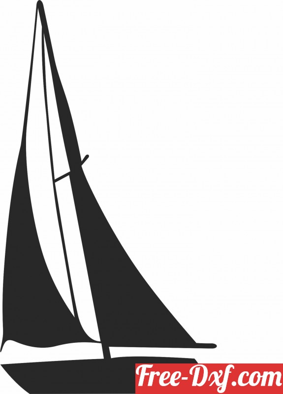 Download sailboat sailing ship PvMOP High quality free Dxf files,