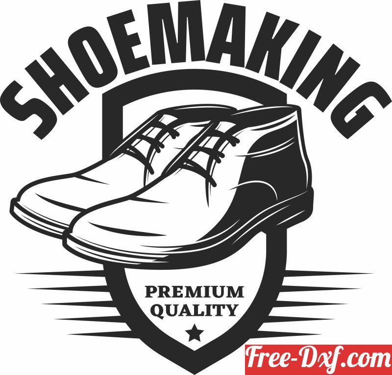 Download shoe making logo sign QEx4n High quality free Dxf files,