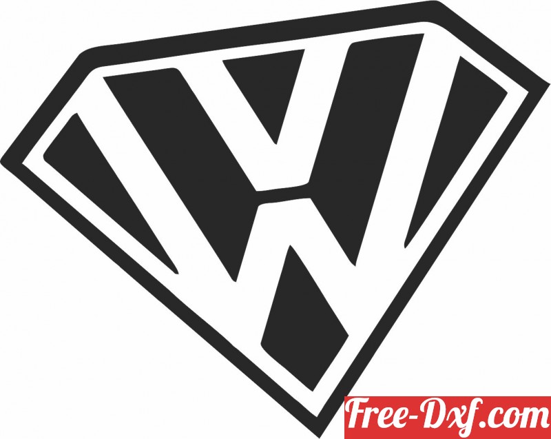 Download Volkswagen clipart QFtJG High quality free Dxf files, S