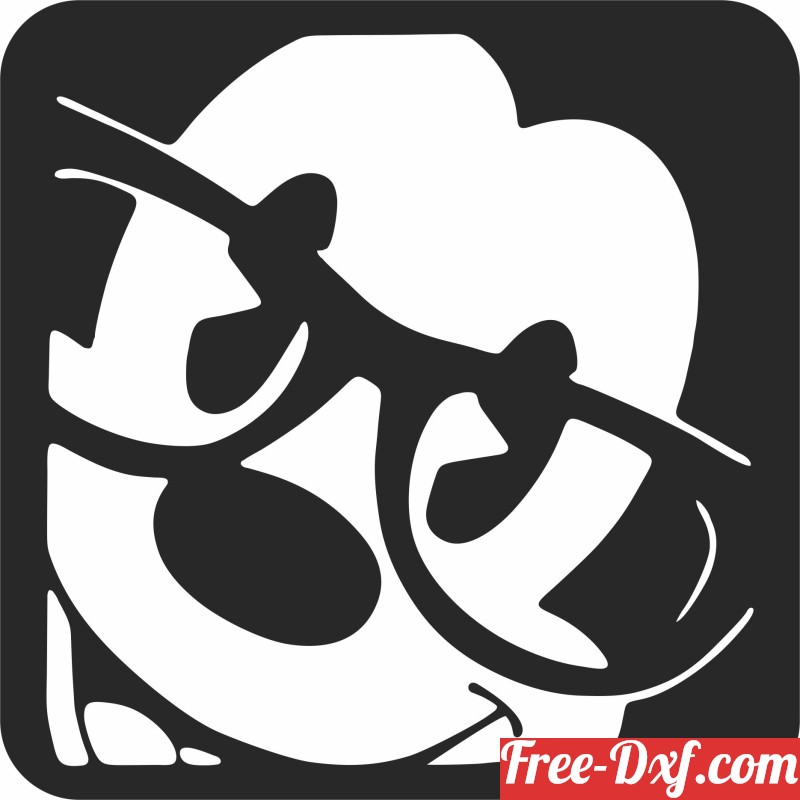 Download mickey mouse clipart with glasses svg QJX0L High quality