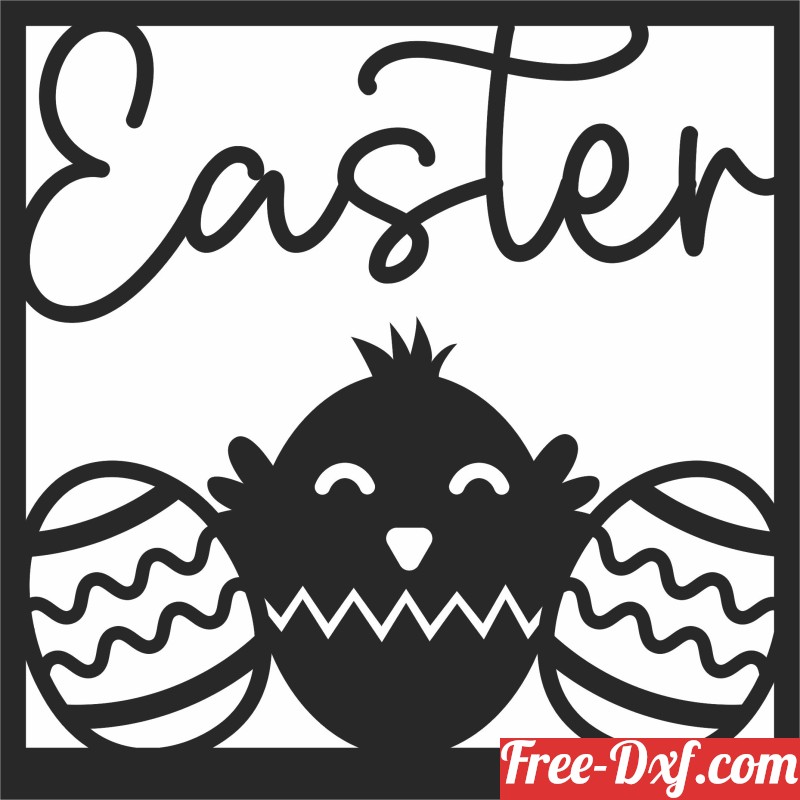 Download Easter eggs cliparts QaGvt High quality free Dxf files,