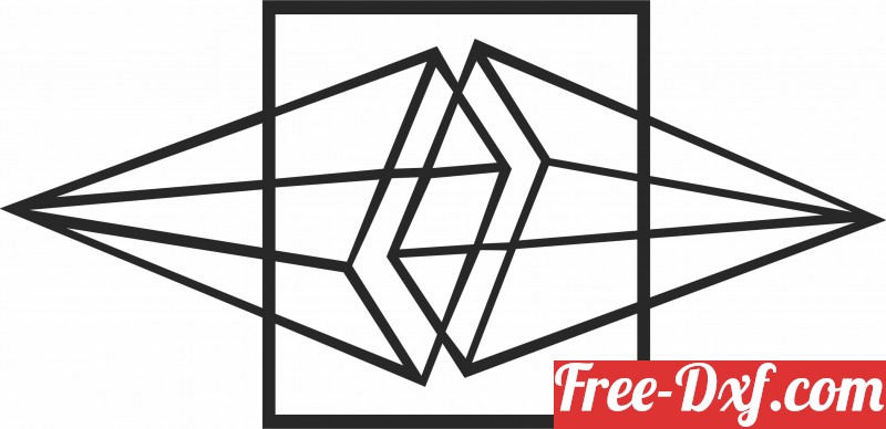 Download wall Geometrik design Qh4n9 High quality free Dxf files,