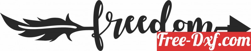 Download Freedom arrow sign QjNIH High quality free Dxf files, Sv