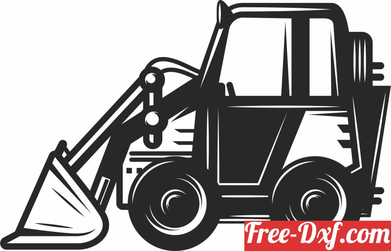 Download Excavator construction art RR1vt High quality free Dxf f