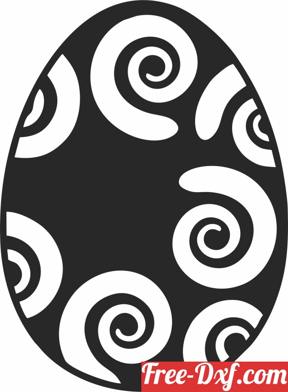 Download Easter egg clipart dxf S2gEs High quality free