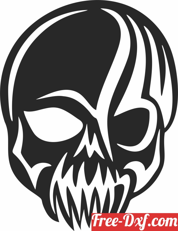 Download kod esport logo skull TDDJY High quality free Dxf files,