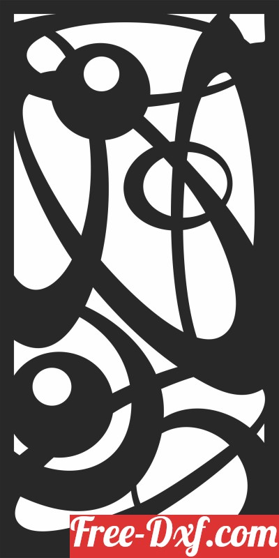Download decorative wall screen pattern panel dxf Tal1J High qual