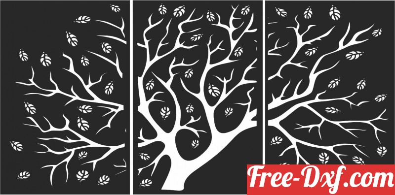 Download Tree panels wall decor art decor Tkmfj High quality free