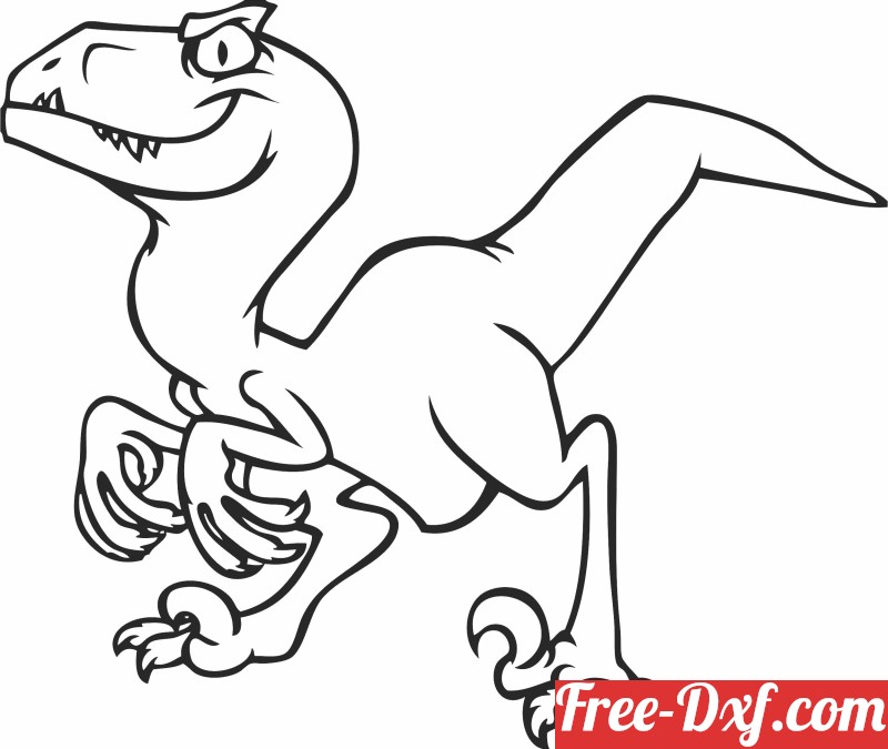 Download dinosaur drawing clipart Tq8Ky High quality free Dxf fil