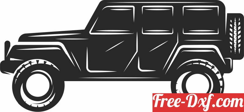 Download jeep car clipart UVmPC High quality free Dxf files, Svg,