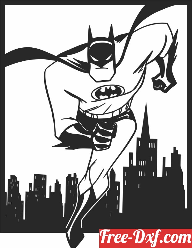 Download The Batman wall art svg VVQTi High quality free