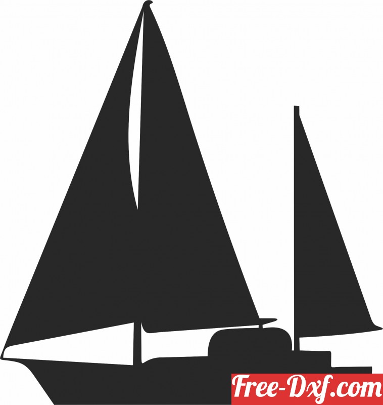 Download sailboat sailing ship Vlbpt High quality free Dxf files,