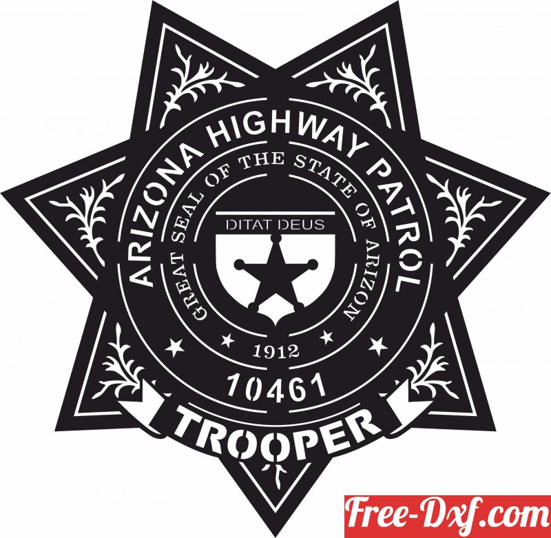 Arizona State Trooper Badge