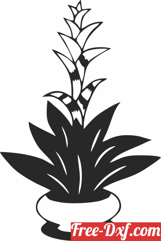 Download flower pot art Vn1mf High quality free Dxf files, Svg, C