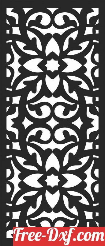 Download door pattern Decorative VqfYO High quality free Dxf file