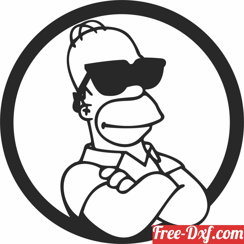 Download homero jay simpson clipart svg VwTtv High quality free
